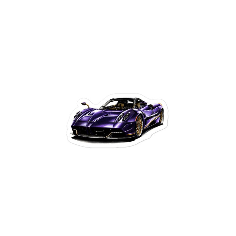 Hand Drawn Pagani Sticker - Etsy