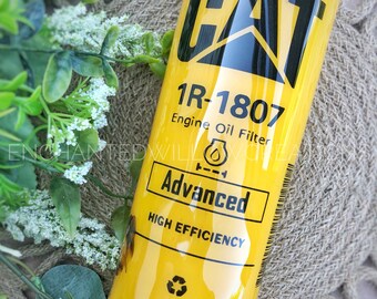 Cat Oil Filter Tumbler Svg - Etsy