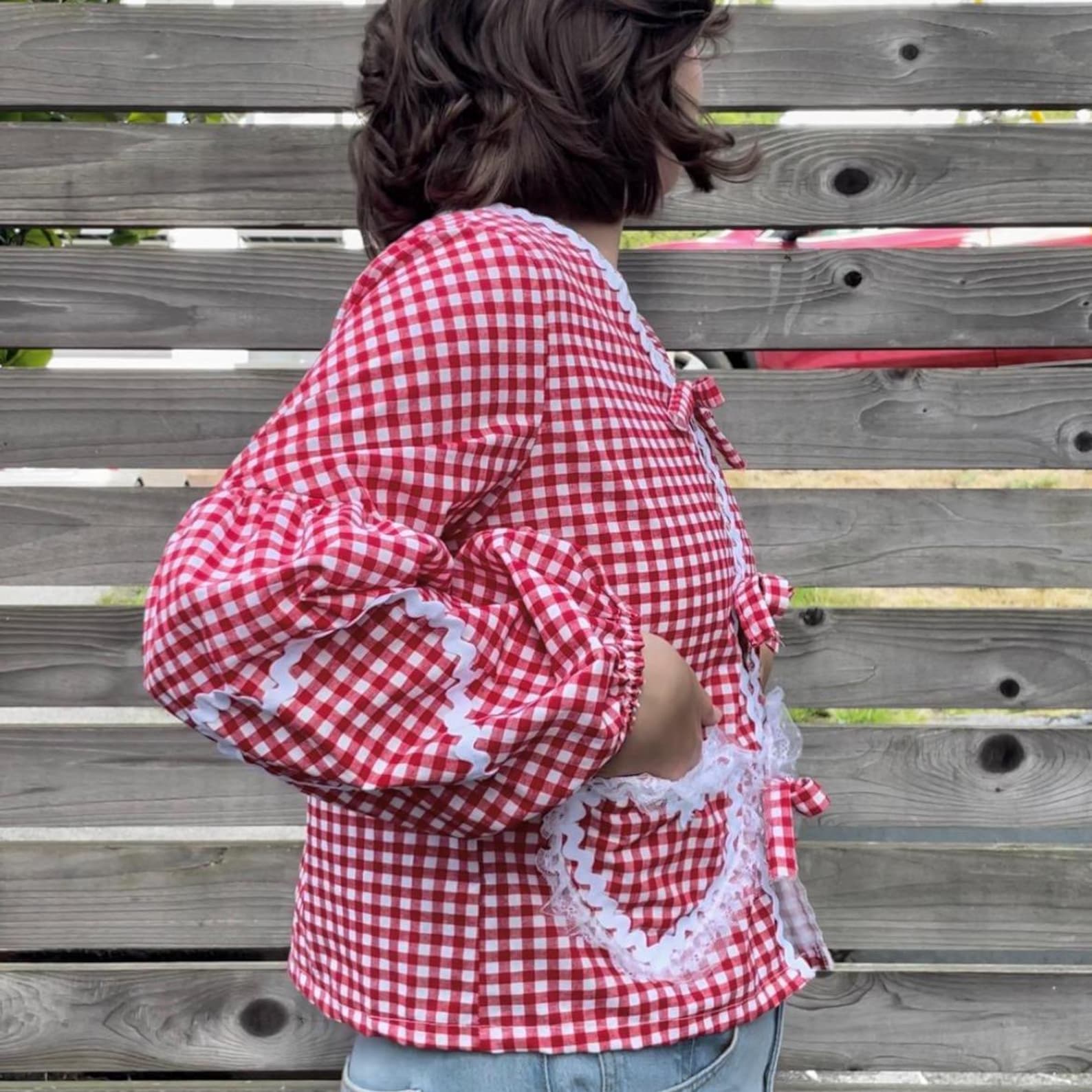 Demure Heart Blouse Sewing Pattern PDF - Etsy
