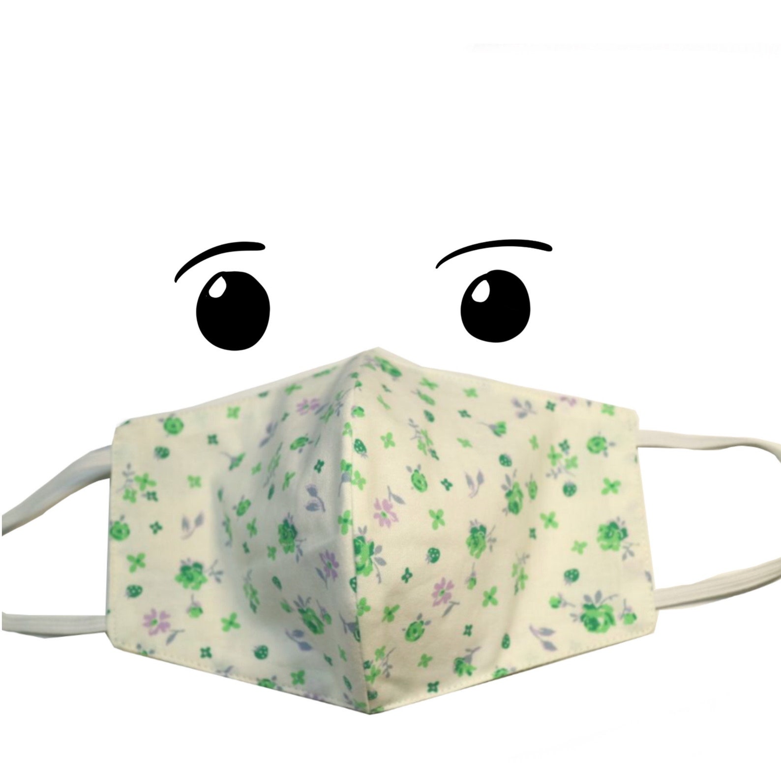 Cute Japanese Fabric Masks with Double Sided Colourful | Etsy