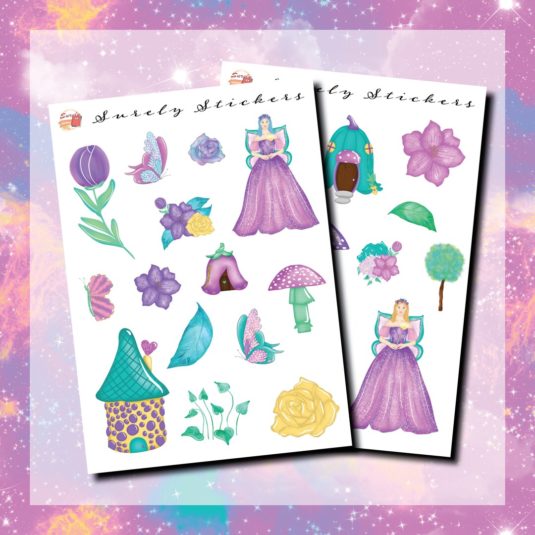 Fantasy Fairyland Extra Deco Sheets - Etsy