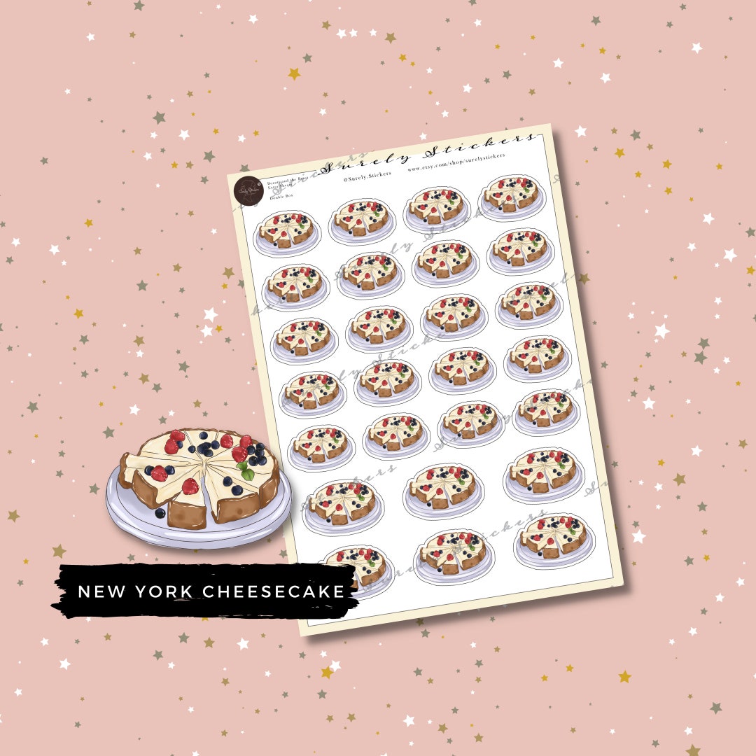 New York Cheesecake Icons - Etsy