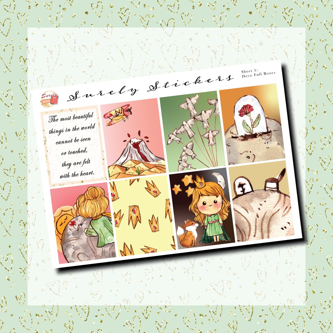 The Little Prince ECLP Sticker Set - Etsy