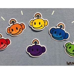 Rainbow Monkey - Etsy