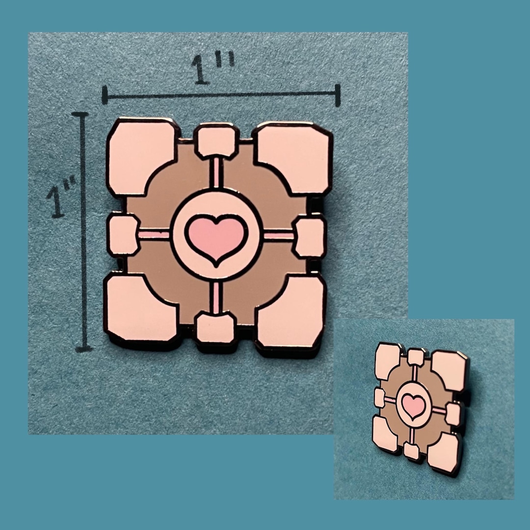 Friendly Cube Mini Pin - Etsy