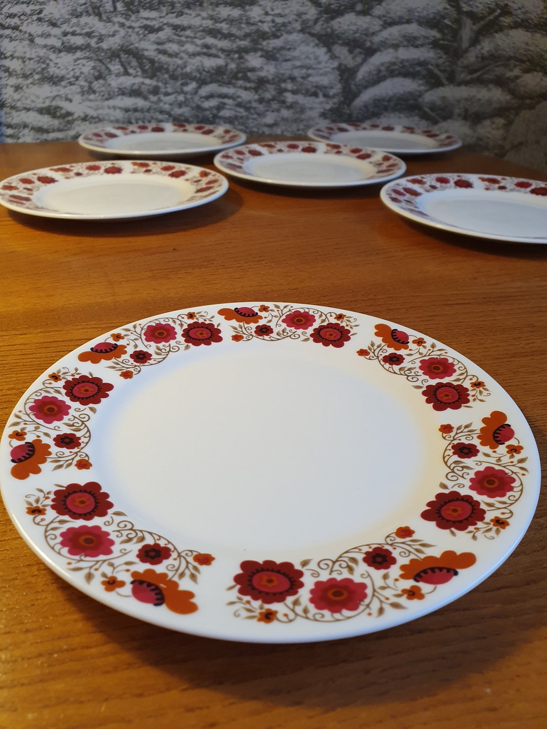 Set of 6 Vintage 1960s Bone China Side Plates Ridgway - Etsy