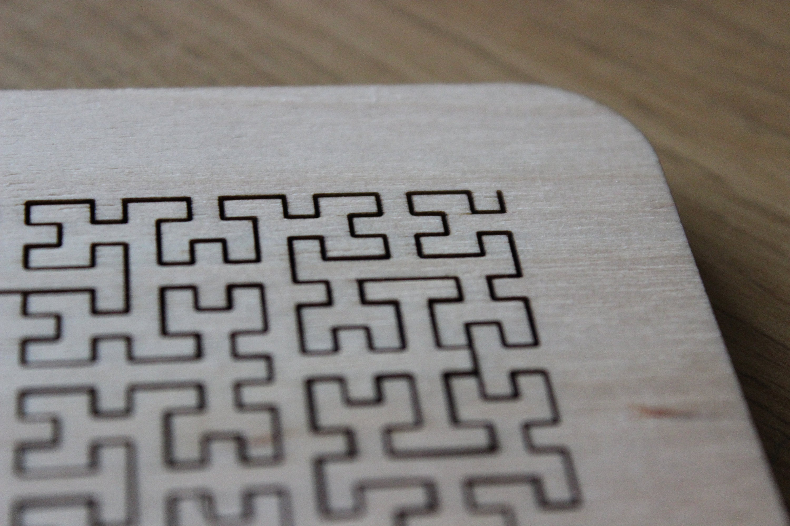 Hilbert Curve Tray Puzzle PLANS Fractal Puzzle FILES - Etsy