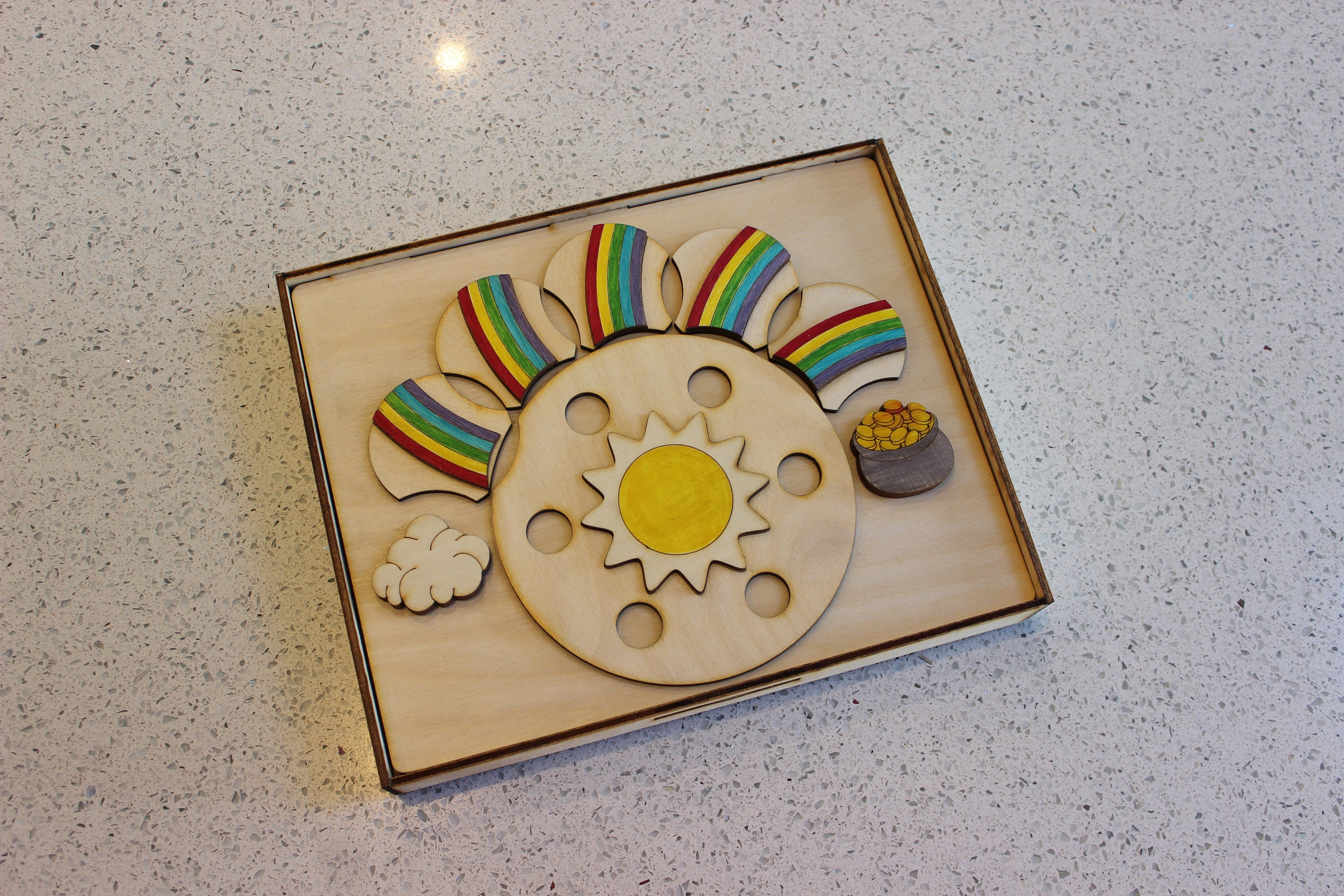 Rainbow Puzzle Box Files/plans - Etsy