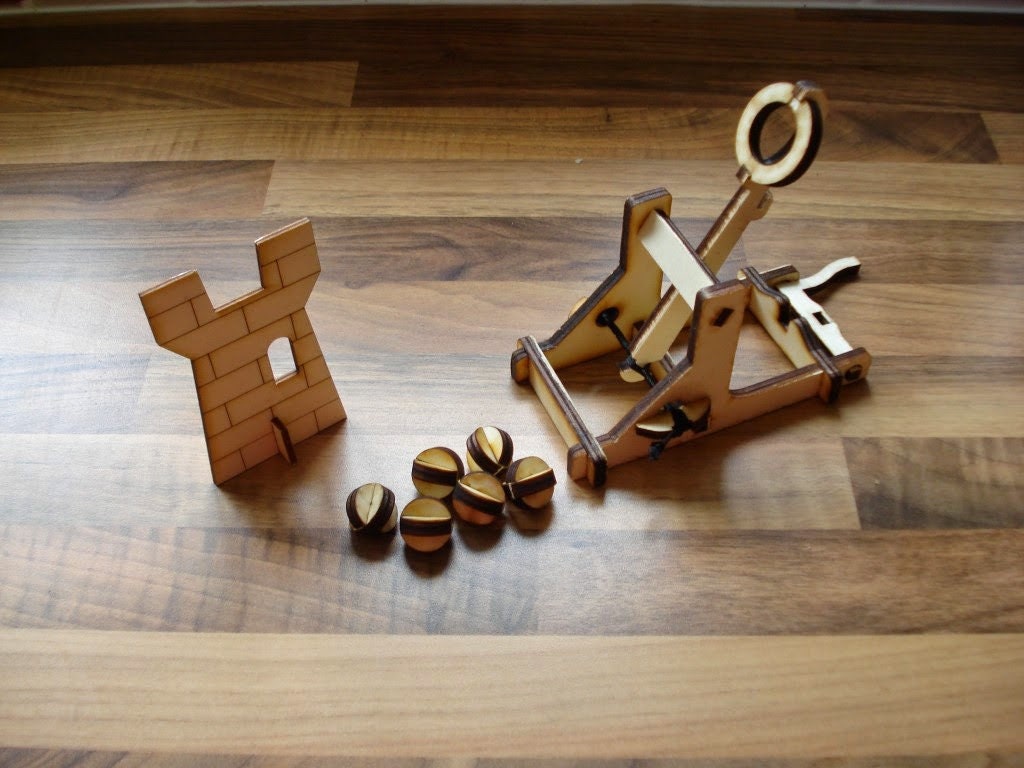 Mini Catapult Plans, Mangonel Kit Files - Etsy