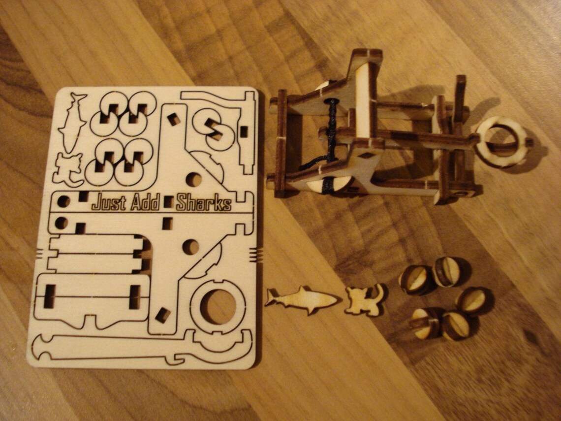 Mini Catapult Plans, Mangonel Kit Files - Etsy