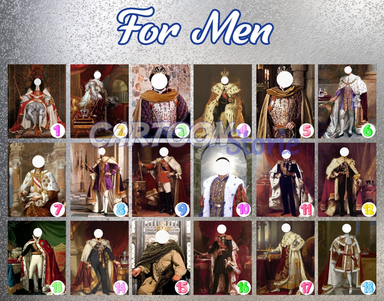 Custom Royal Portrait Portrait From Photo - Etsy