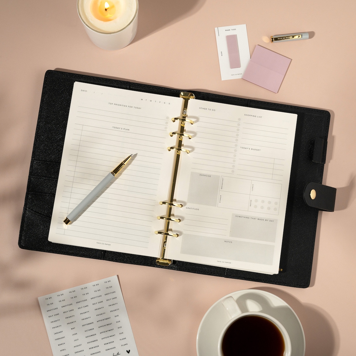 A5 Daily Planner Inserts | Undated Productivity Agenda Refill - Etsy