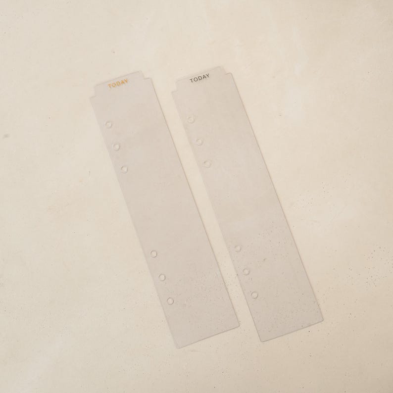 Minimal Transparent Planner Page Marker | Today Bookmark A5 A6 | 6 ...