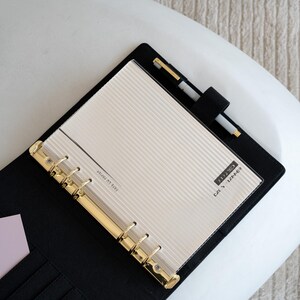 Luxury Acrylic Fluted Planner Dashboard A5 | Transparent Fluted Acrylic ...
