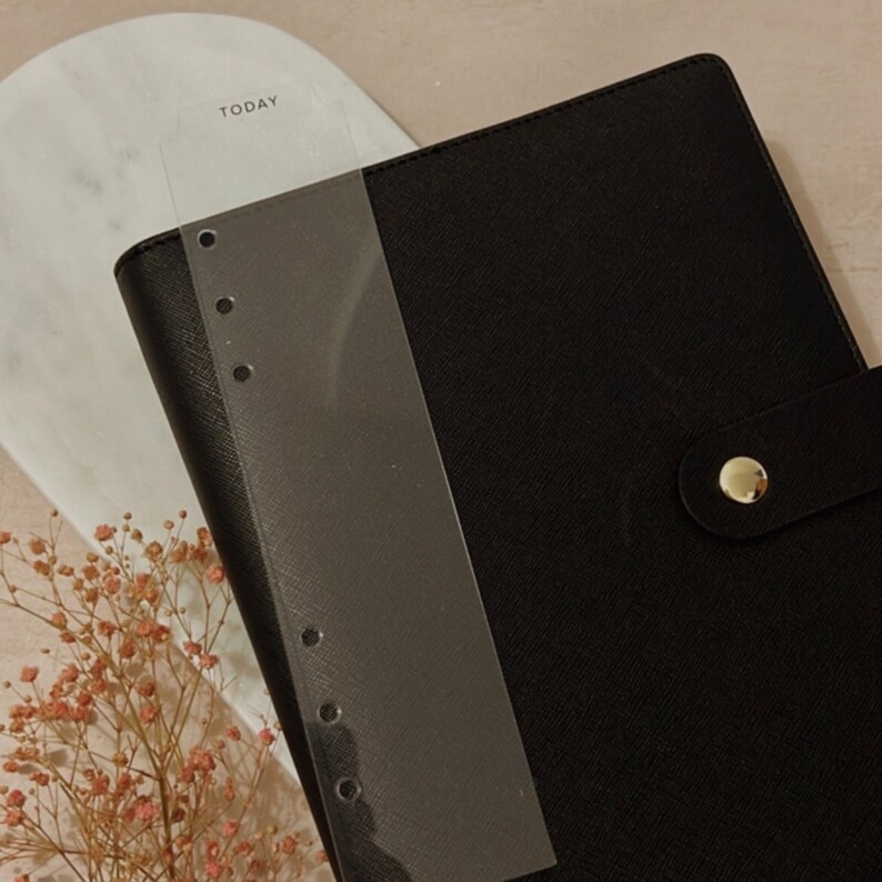 Minimal Transparent Planner Page Marker Today Bookmark A5 - Etsy