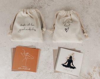 Healing Mindfulness Daily Affirmation Cards Set Mini Gift | Etsy