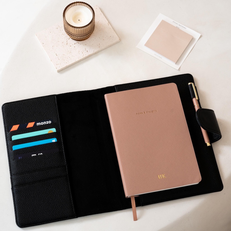 Portfolio Organiser A5 |refillable Notebook Cover Binder | Personalised ...