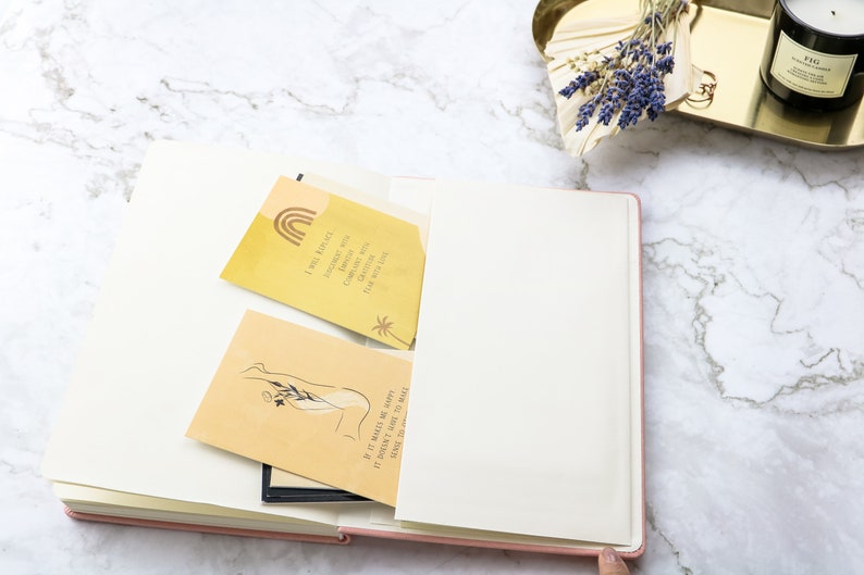 Self Love daily affirmation cards Set Mini gift | Etsy