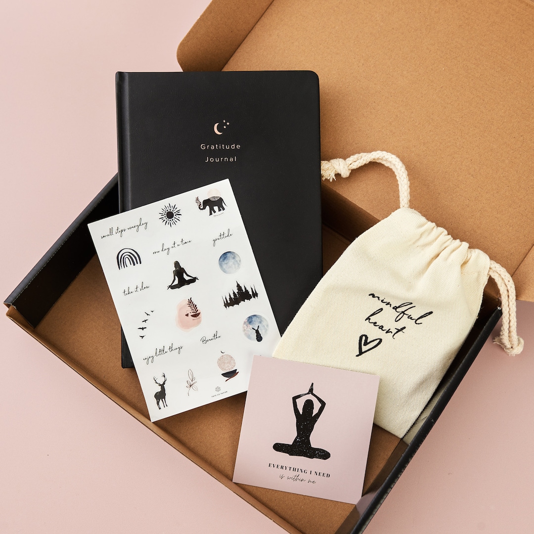 Self Care & Mindfulness Gift Box Bundle | Gratitude Journal ...