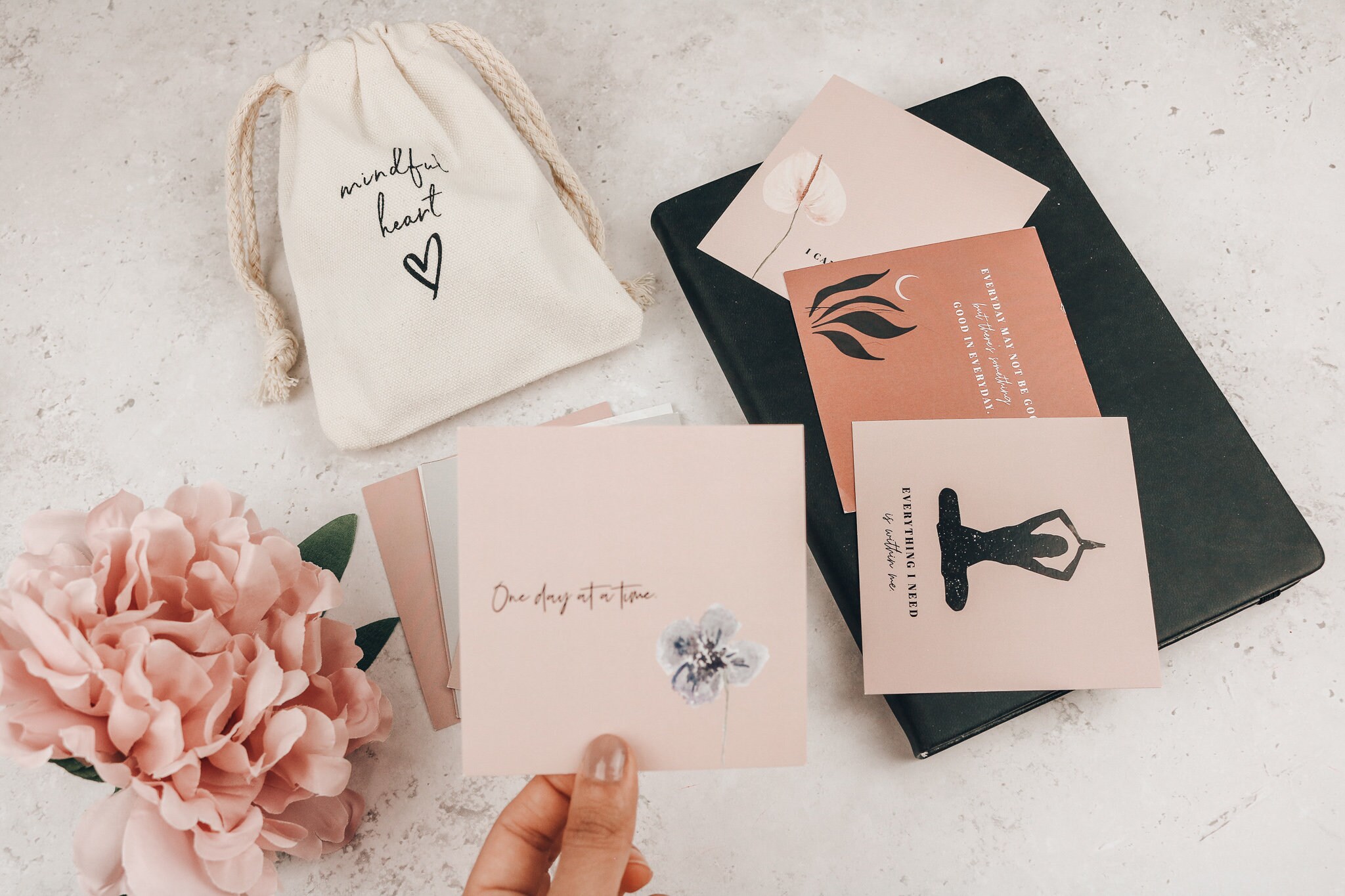 Self Care & Mindfulness Gift box Bundle Gratitude Journal | Etsy