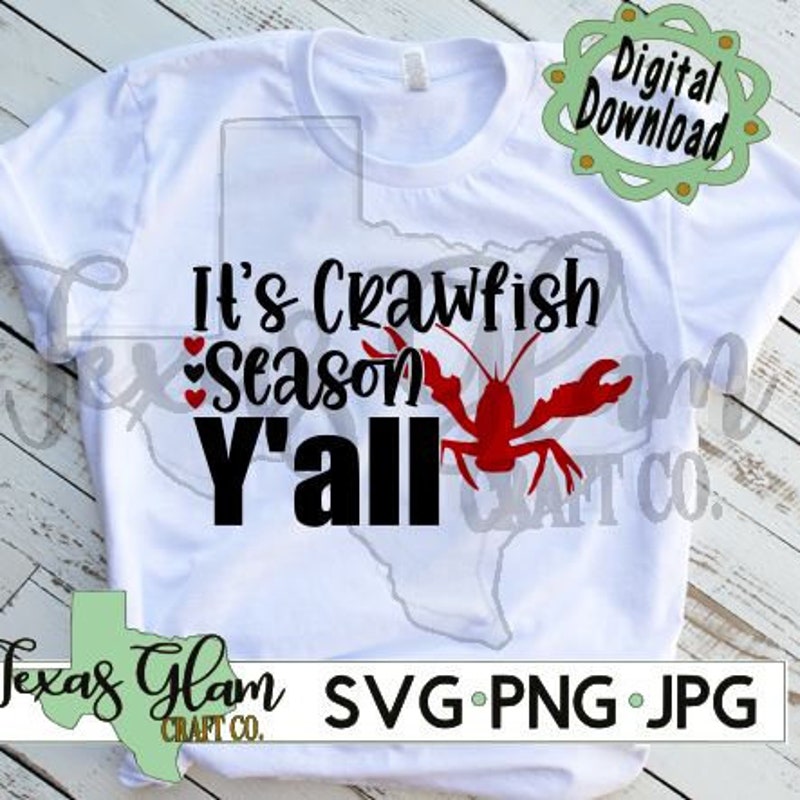Crawfish Svg - Etsy