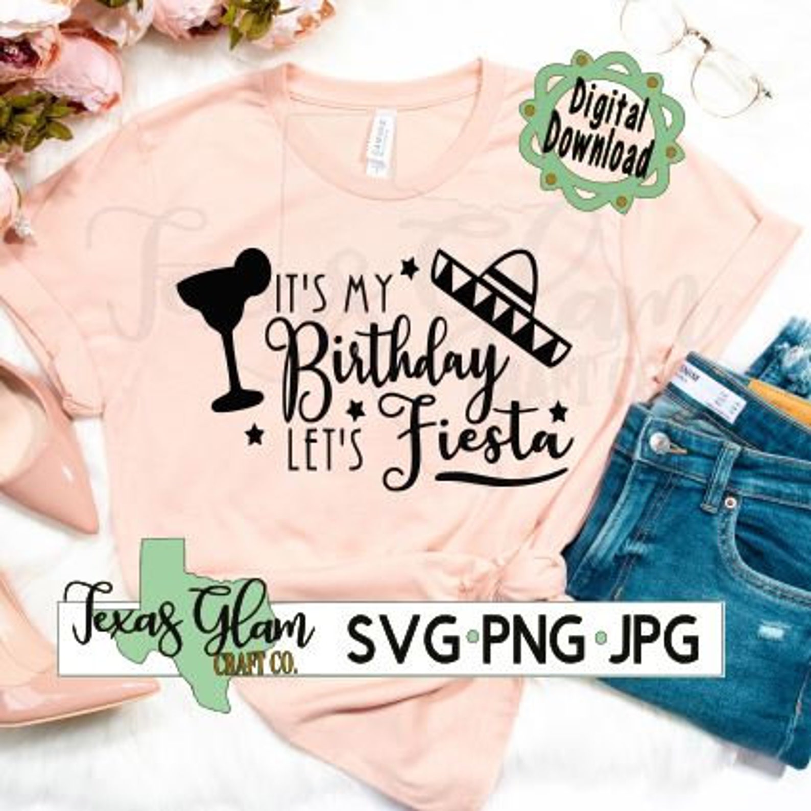 Let's Party Birthday SVG PNG Jpg,birthday Girl Svg,woman Birthday Party ...