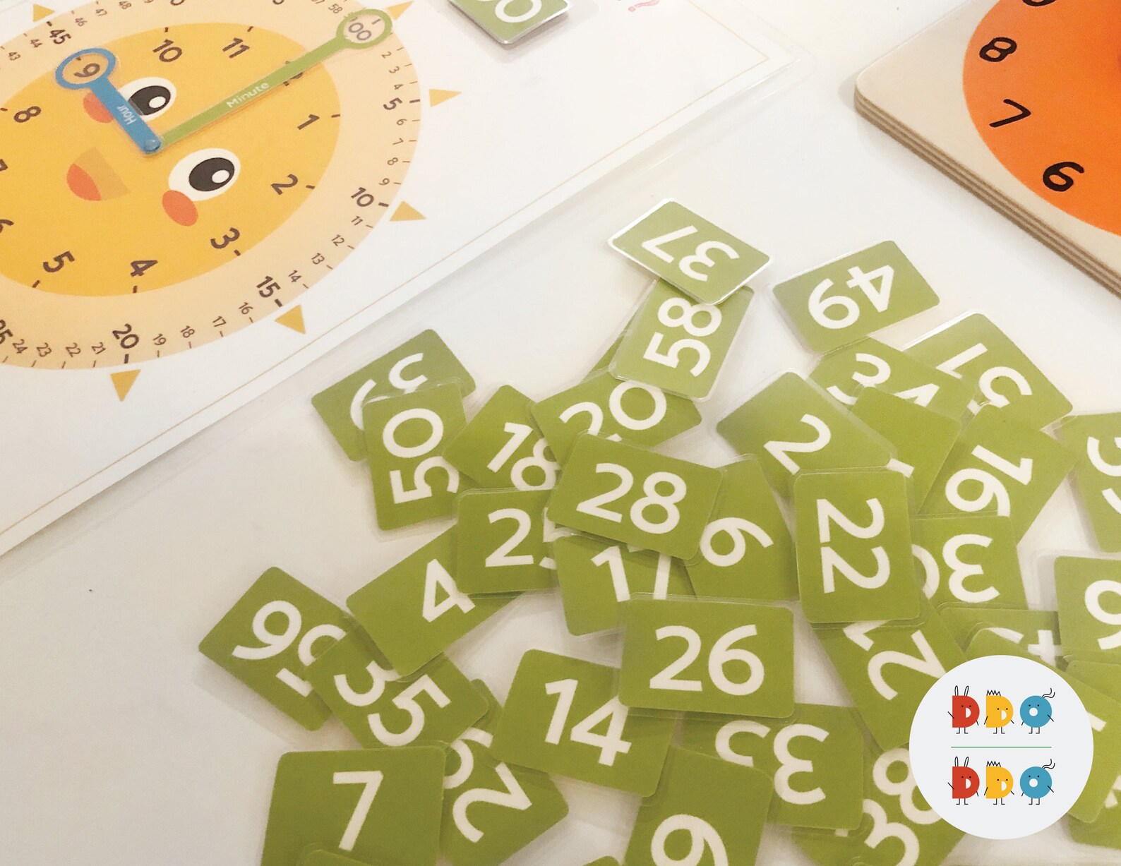 Learn to Tell Time Printable Clock Telling the Time Math - Etsy