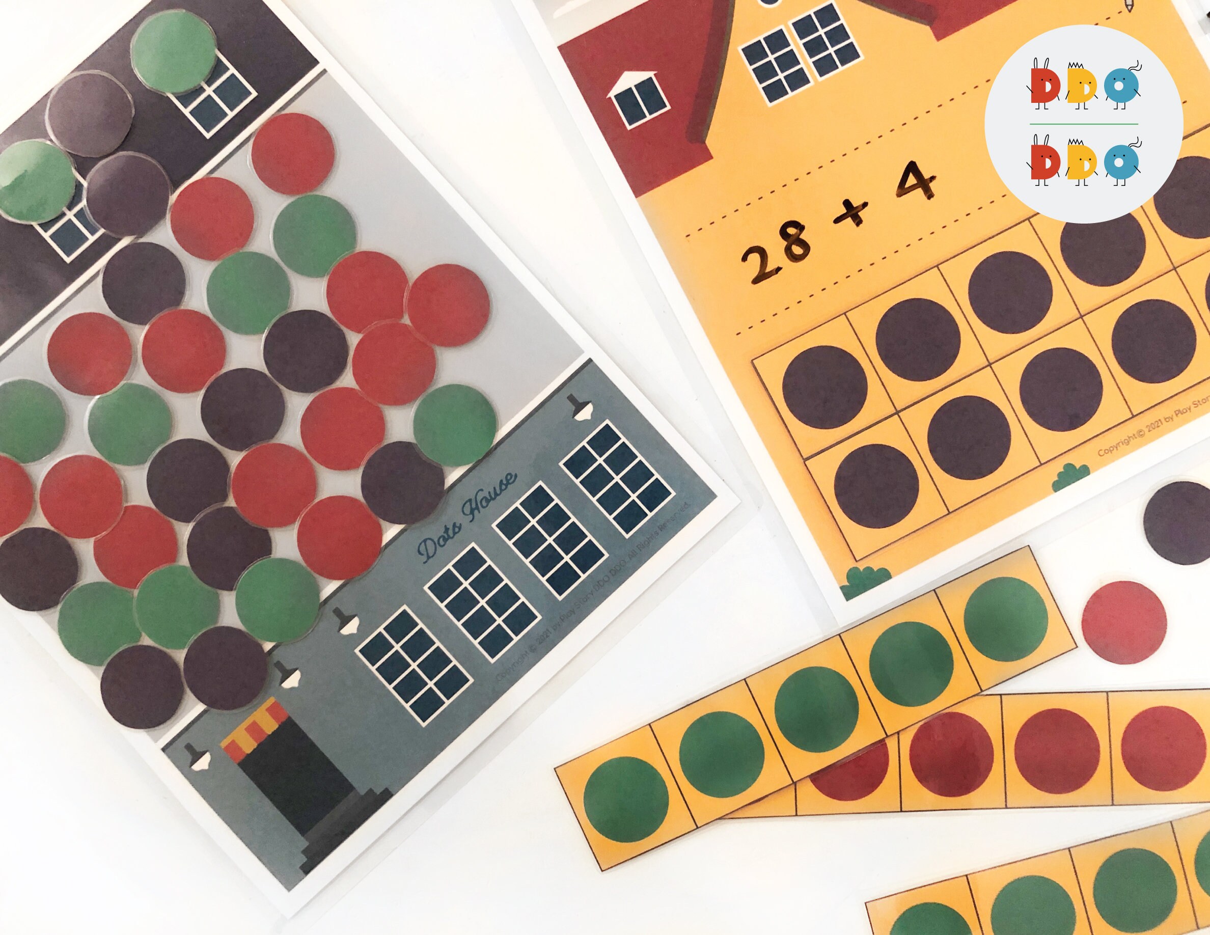 Place Value Activity, Math Game, Printable Ten Frame, Math Worksheet ...