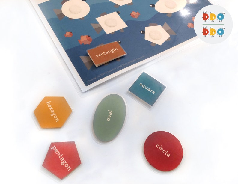 Learning Shapes Shape Matching Game Shapes All Around Prek - Etsy