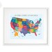 United States Map Puzzle, States and Capitals Activity Set, Printable ...