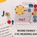 Word Family -et, CVC Reading Game, Beginning Phonics Activity, Learning ...