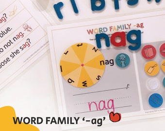 Word Family ap CVC Reading Game Beginning Phonics Activity - Etsy