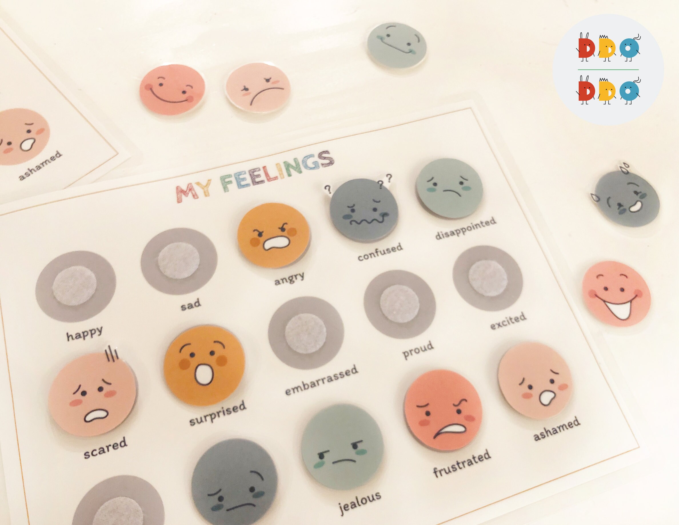 Feelings Chartlearning Feelingsemotions Posterkids Room - Etsy