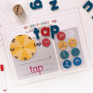 Word Family -at, -an, -ag, -ap, CVC Reading Game, Beginning Phonics ...