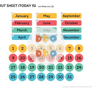 Circle Time Printable, Worksheets for Pre-k and K, Busy Book Printable ...