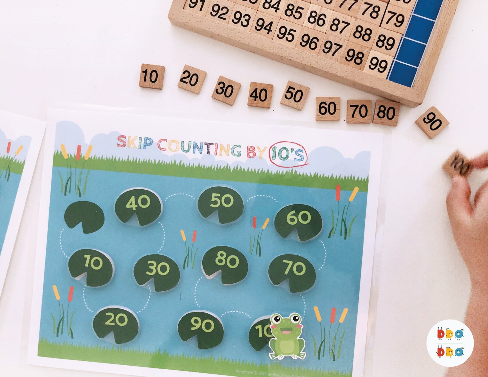 Skip Counting 2's, 5's, 10's, Counting Mats, Learning Numbers ...