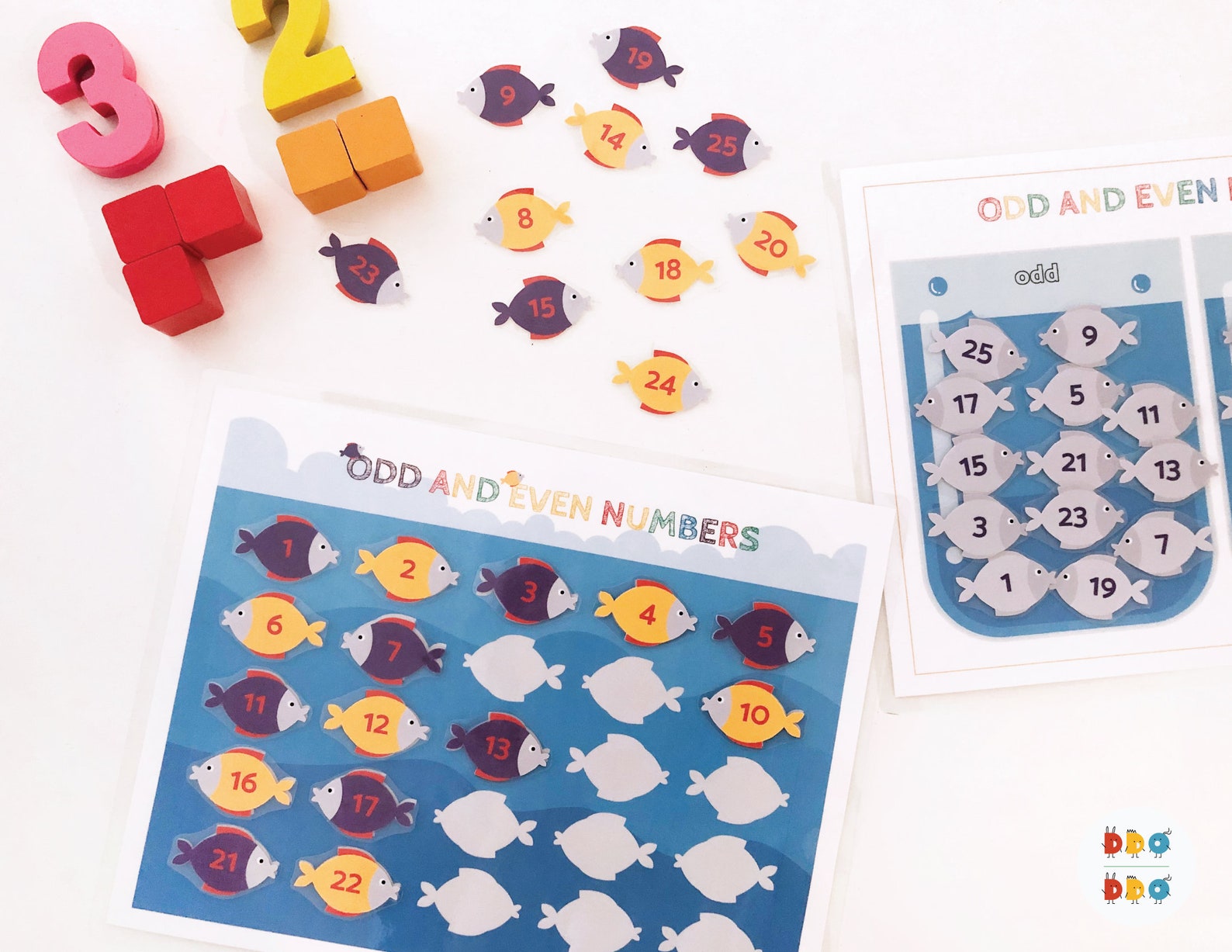 Odd and Even Numbers, Number Chart, Counting, Preschool Kindergarten ...