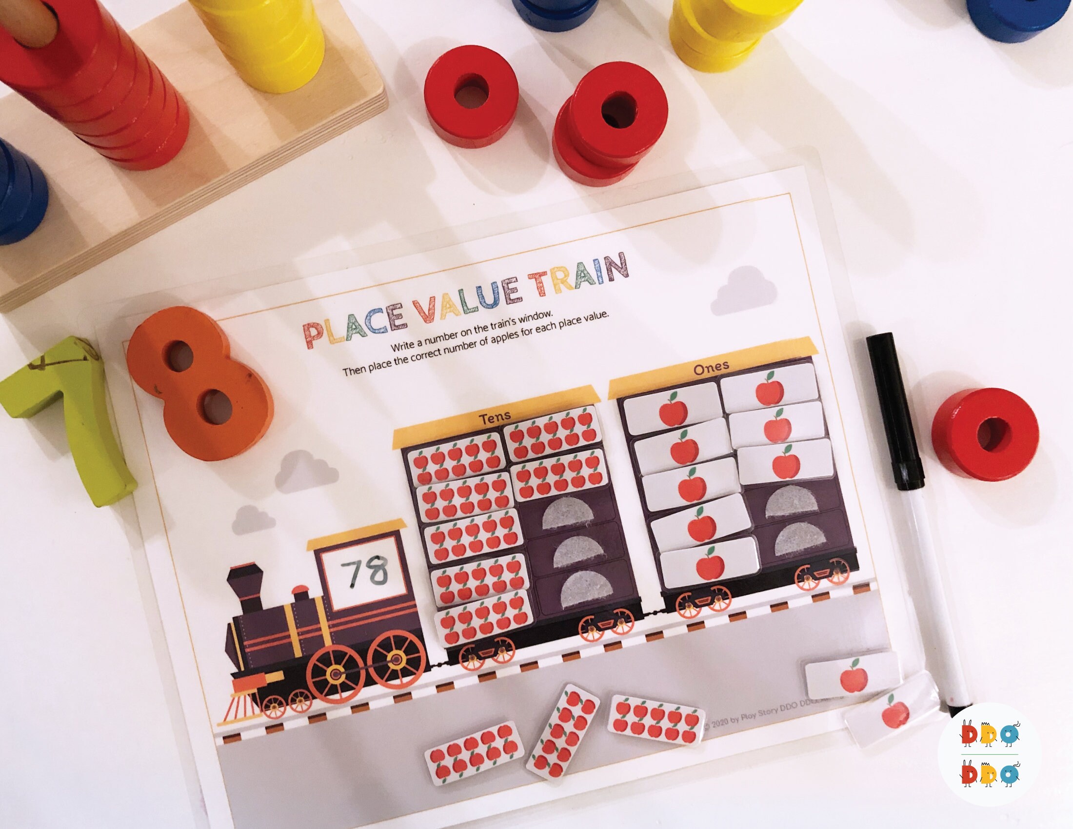 Place Value Activity Printable Math Worksheets for - Etsy