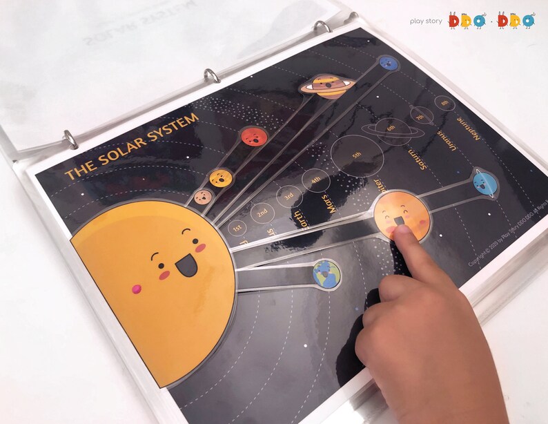 Solar System Printable Worksheet, Busy Book, Science Worksheets for Pre ...
