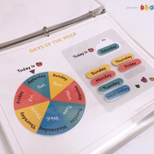 Days of the Week, Circle Time Printable, Worksheets for Pre-k and K ...
