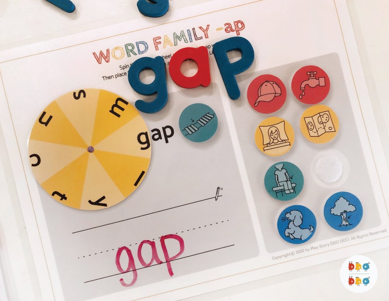 Word Family ap CVC Reading Game Beginning Phonics Activity - Etsy