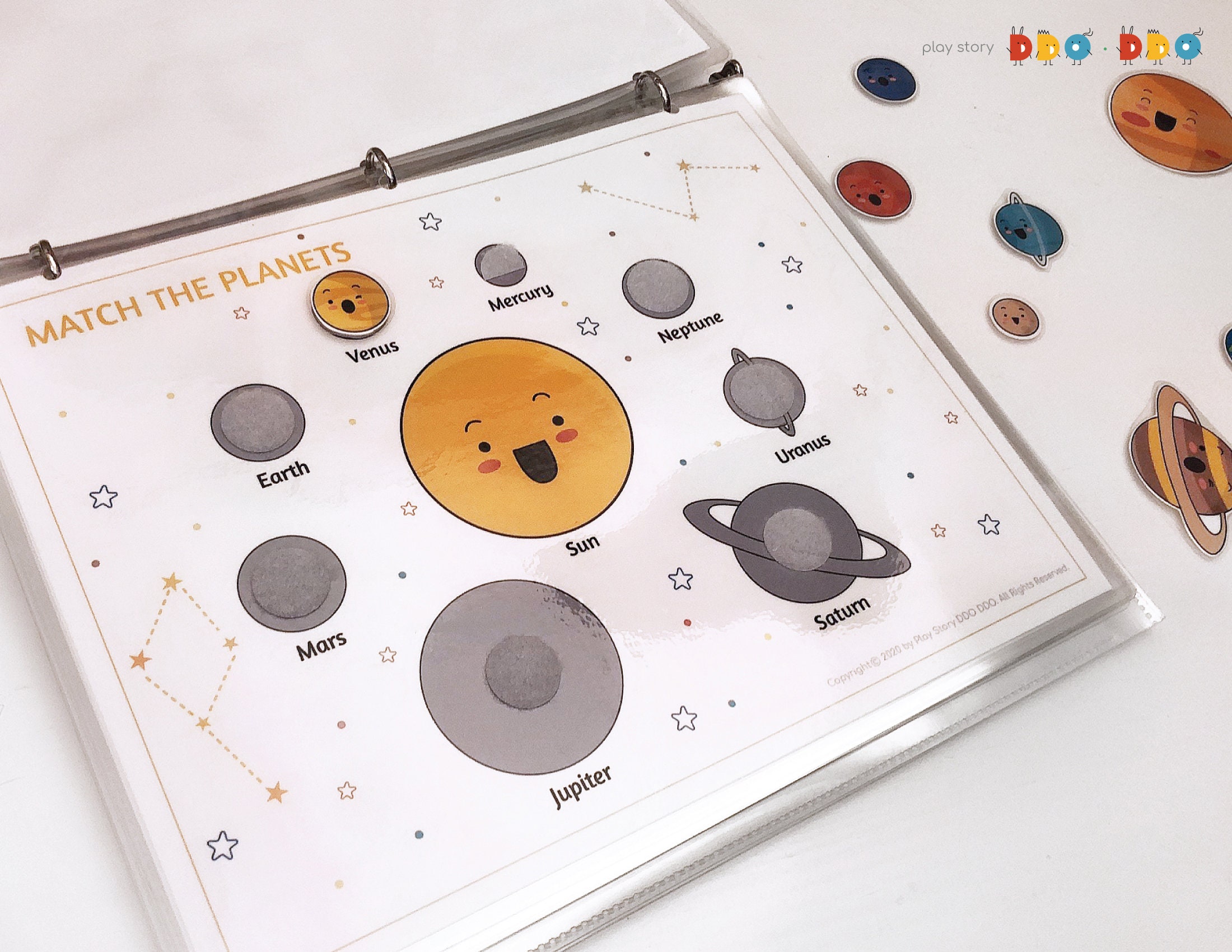 Solar System Printable Worksheet, Busy Book, Science Worksheets for Pre ...