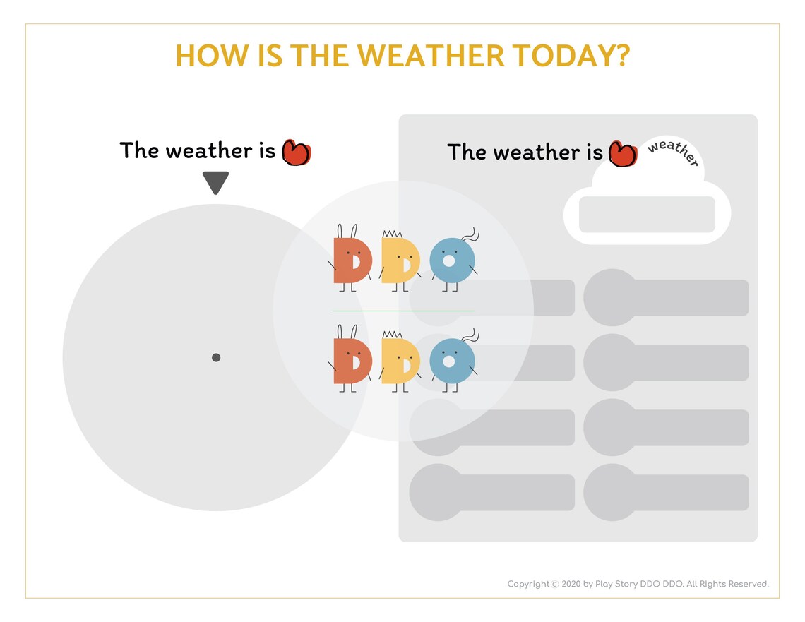 Weather Wheel Circle Time Printable Worksheets for Pre-k and - Etsy
