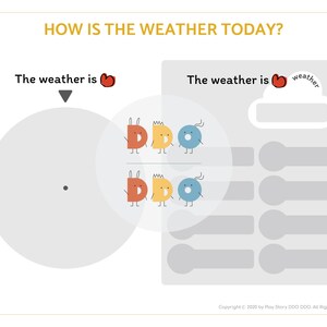 Weather Wheel Circle Time Printable, Worksheets for Pre-k and K, Busy ...