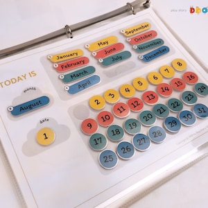 Circle Time Binder, Worksheets for Pre-k and K, Busy Book Printable ...