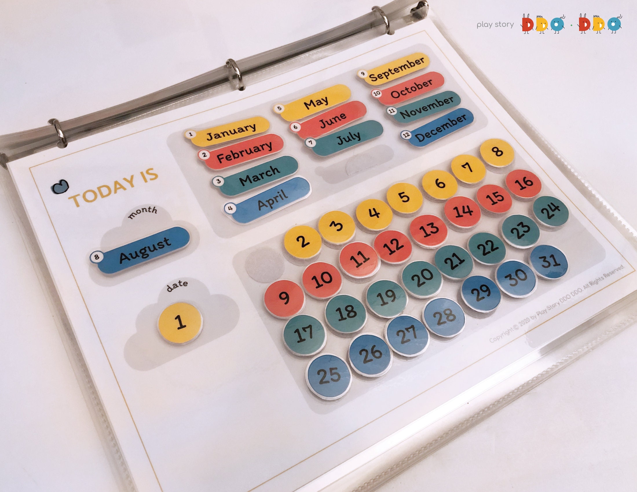 Circle Time Binder, Worksheets for Pre-k and K, Busy Book Printable ...