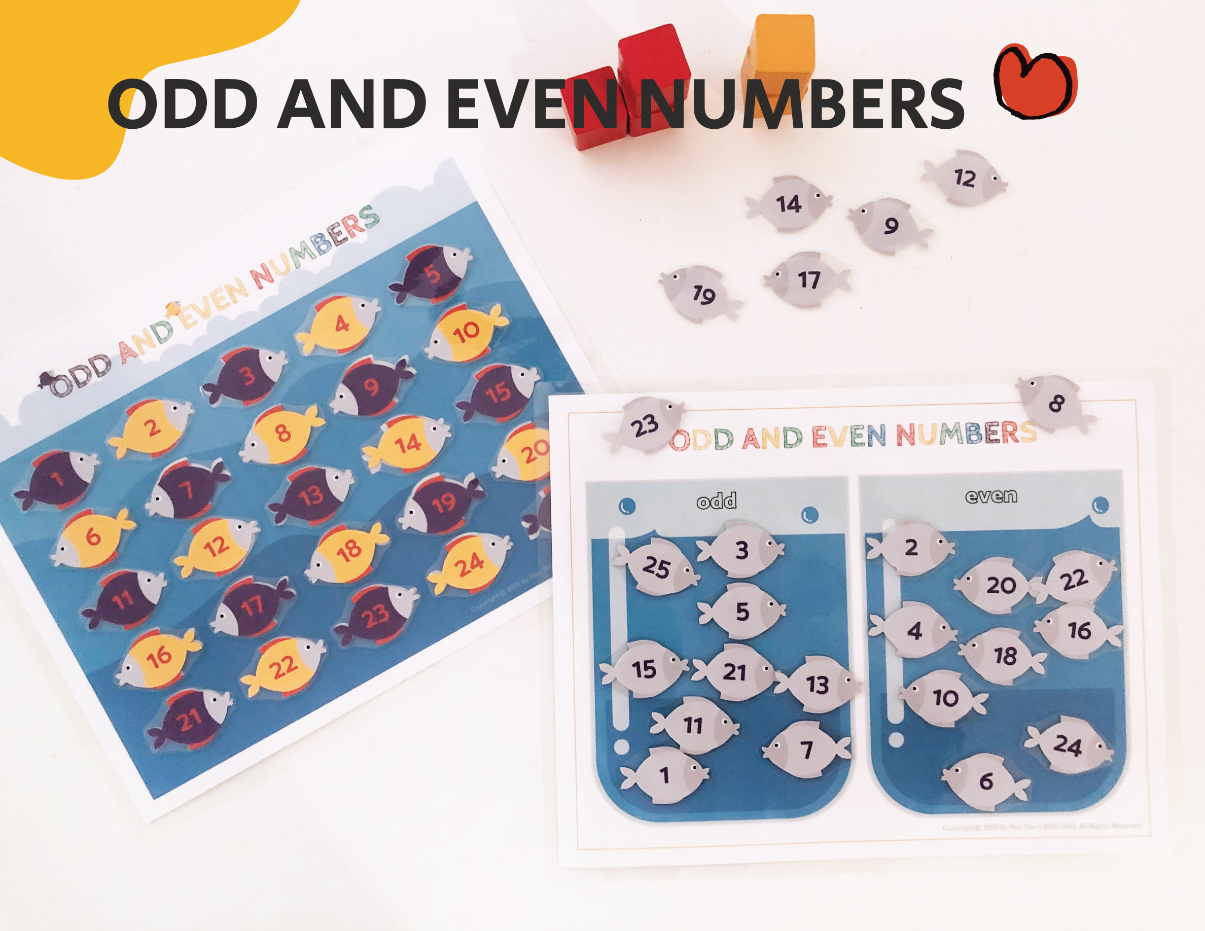 Odd and Even Numbers, Number Chart, Counting, Preschool Kindergarten ...