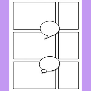 KDP Interior Blank Comic Book - Etsy