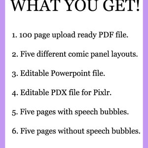 KDP Interior Blank Comic Book - Etsy