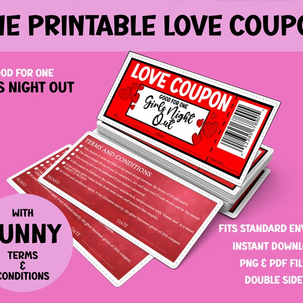 Girls Night Out Voucher - Etsy